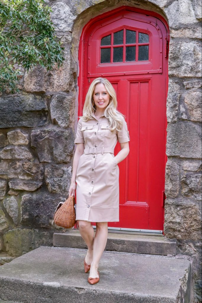 The Utility Style Shirt dress - THE FASHION HOUSE MOM
