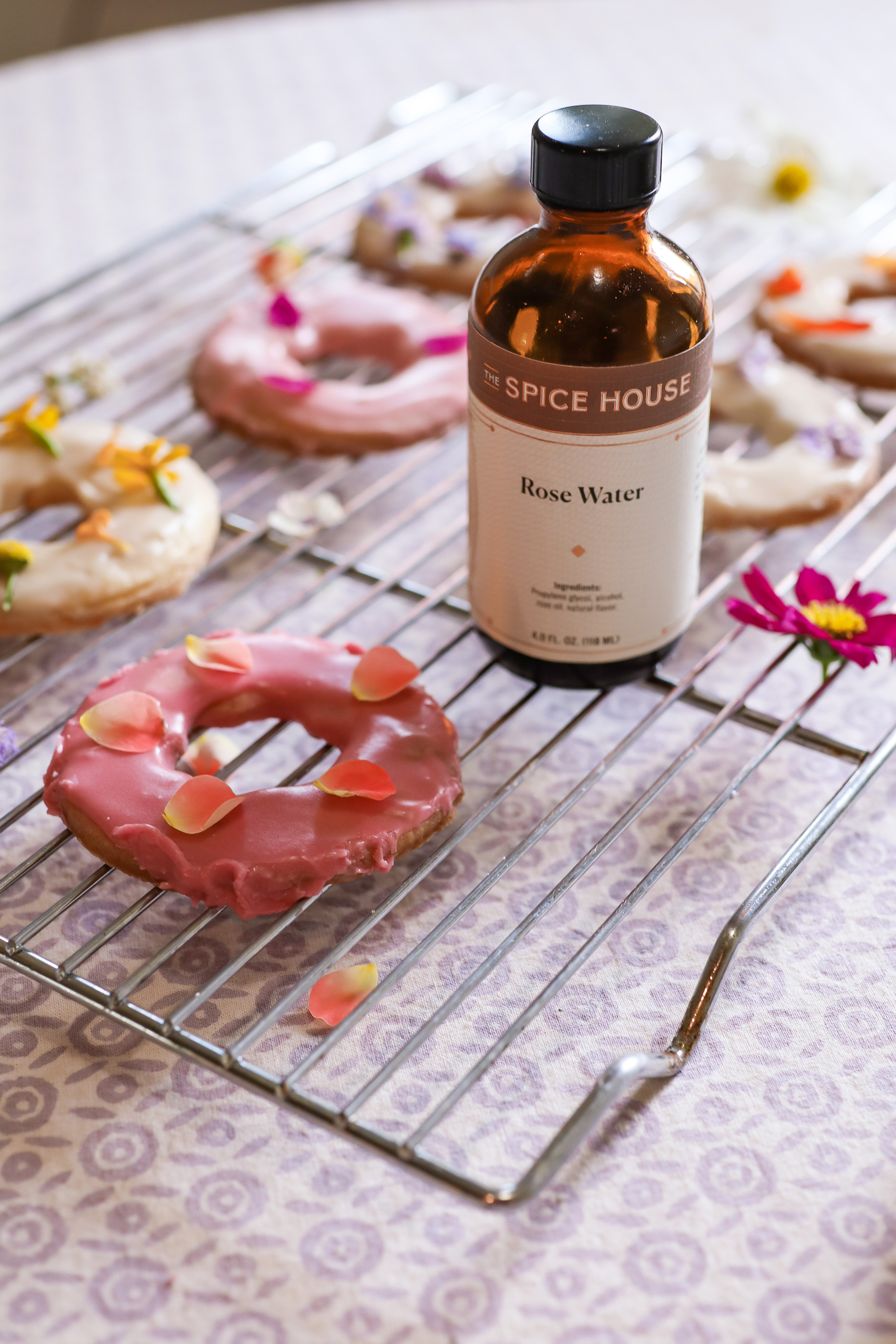Rose Water Flower Cookie Recipe - THE FASHION HOUSE MOM