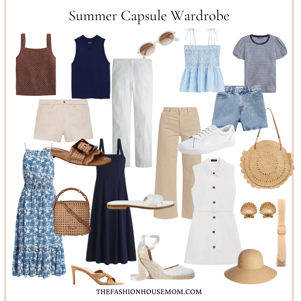 Building a Classic Summer Capsule Wardrobe - THE FASHION HOUSE MOM